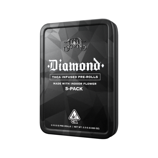 DIAMOND PREROLL 5 PACK - Heavy Hitters - Pure THCA Diamond Joints